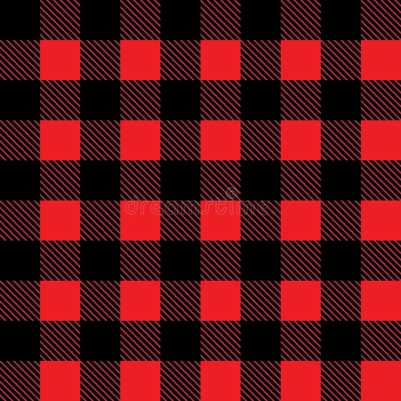 Check Red. Lumberjack Plaid Seamless Pattern Stock Vector ...
