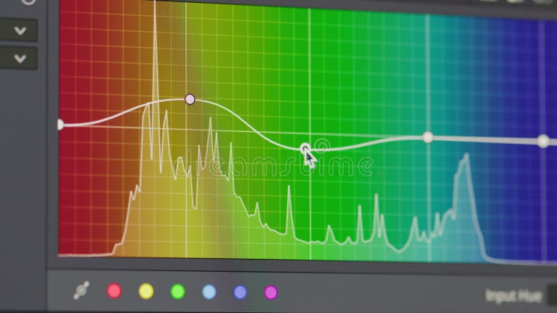 Check Saturation of the Selective Color on Professional Software Stock ...