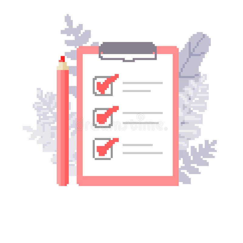 Check sheet stock vector. Illustration of single, work - 266919740