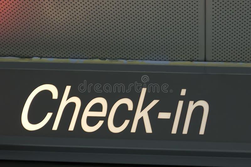 Check in sign stock photo. Image of trip, signal, travel - 23024254