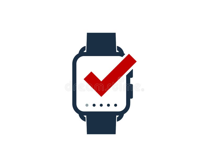 Check Smart Watch Logo Icon Design Stock Vector - Illustration of idea ...