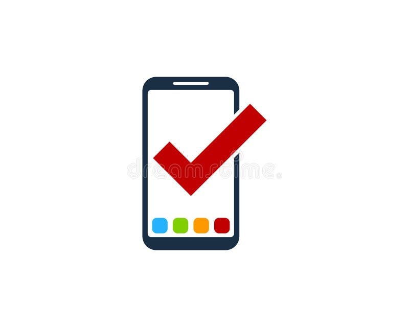 Check Call Icon Logo Design Element Stock Vector - Illustration of ...
