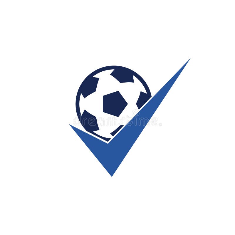 Check Soccer Vector Logo Design. Stock Vector - Illustration of active ...