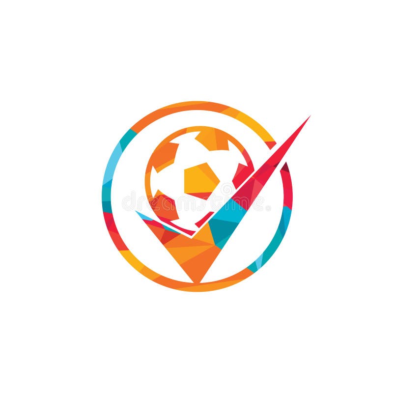 Check Soccer Vector Logo Design. Stock Vector - Illustration of ...