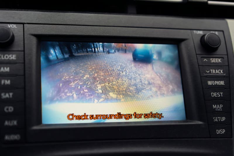 Check Surroundings for Safety Text on Display when Camera is on when ...