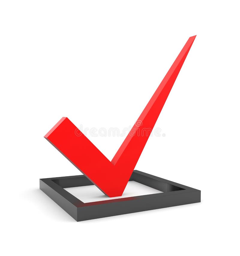 Check symbol stock illustration. Illustration of sign - 16090284