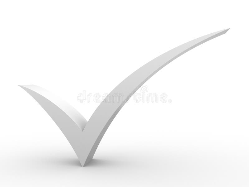Check symbol stock illustration. Illustration of finish - 3858877