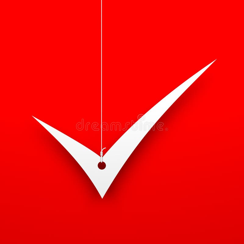 Check symbol stock illustration. Illustration of concept - 12300344