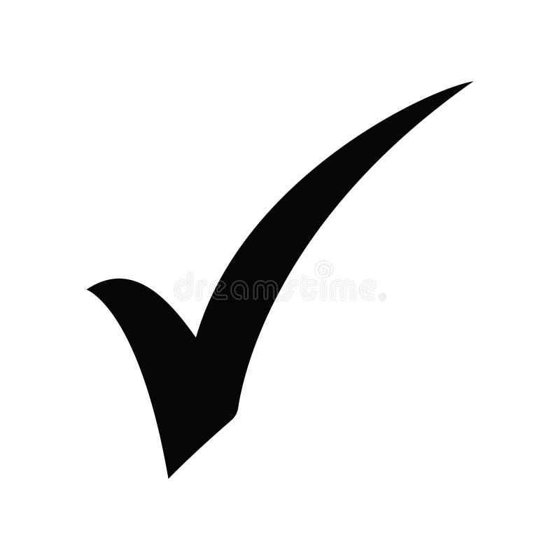 Check symbol stock vector. Illustration of icon, concept - 183102205