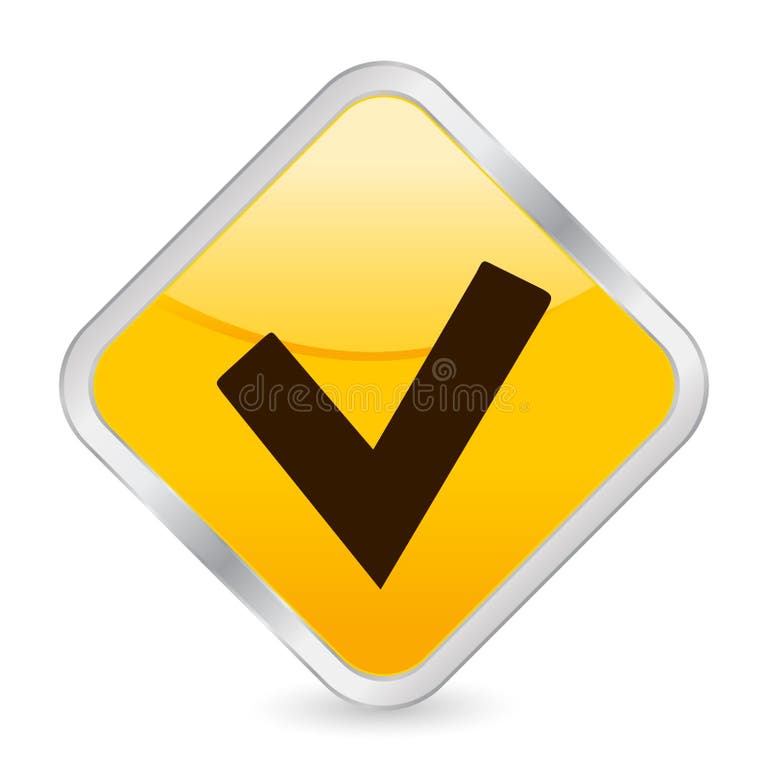 Yellow Tick Symbol Stock Illustrations – 4,604 Yellow Tick Symbol Stock ...