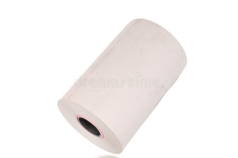 Several Rolls of Check Tape Close-up Isolated on White or Top View ...