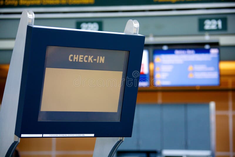 Check-in terminal stock photo. Image of passenger, vacation - 26783082