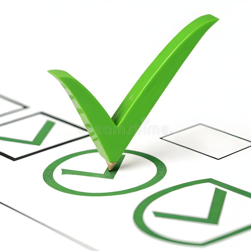 Check Tick Done Isolated on White Background Stock Illustration ...