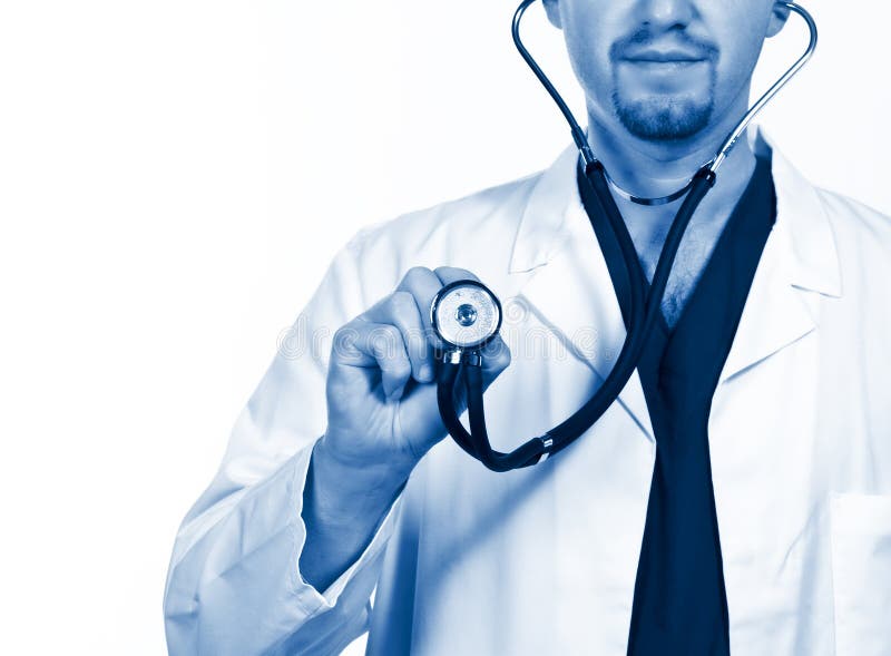 Check up stock photo. Image of male, exam, hospital, isolated - 9163128