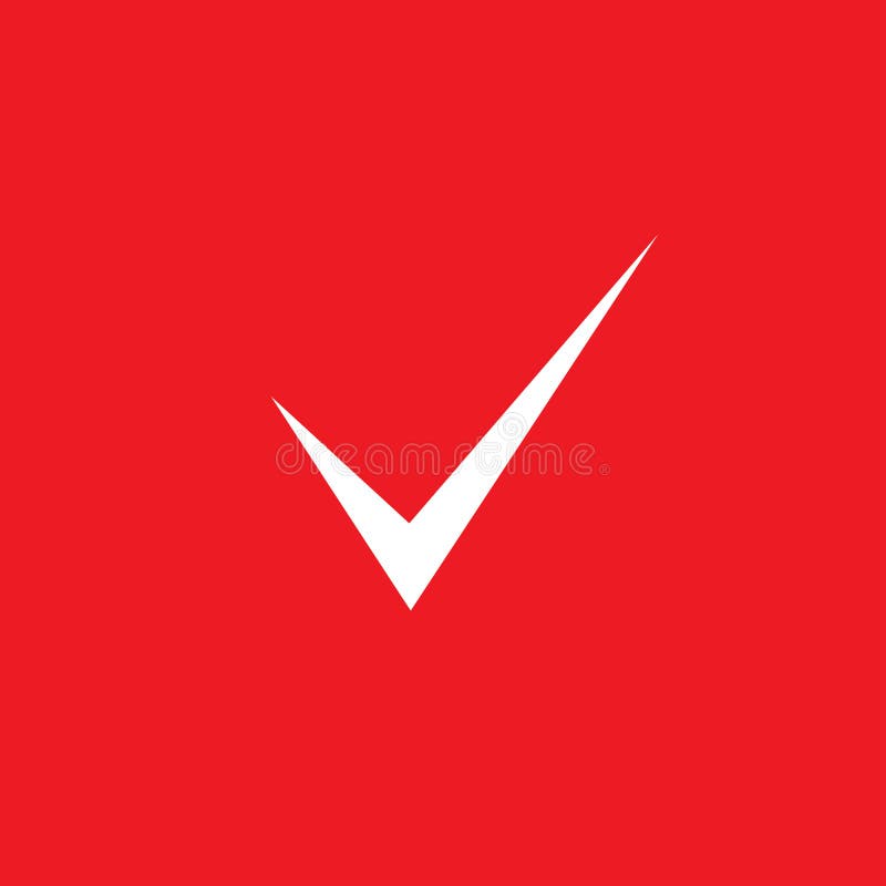 Check V mark logo vector stock vector. Illustration of approved - 193675051