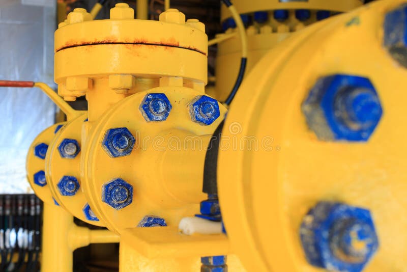 Valve On Production Wellhead Stock Image - Image of business, natural ...