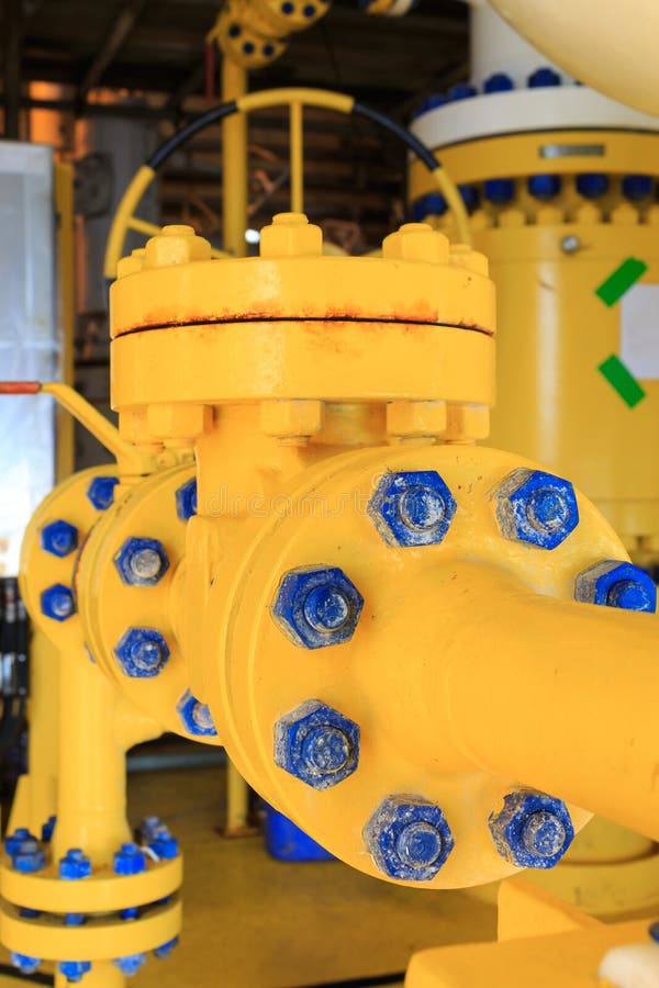 Valve On Production Wellhead Stock Image - Image of business, natural ...