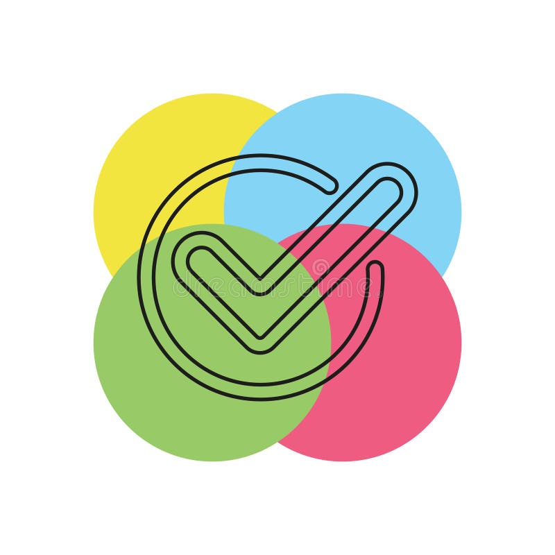 Check vector icon stock illustration. Illustration of approved - 138149250