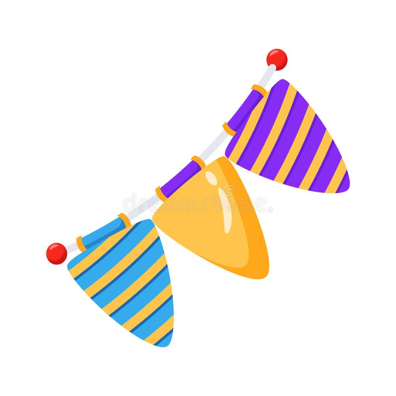 Check this Visually Appealing 3d Icon Showing Bunting Flags Stock ...