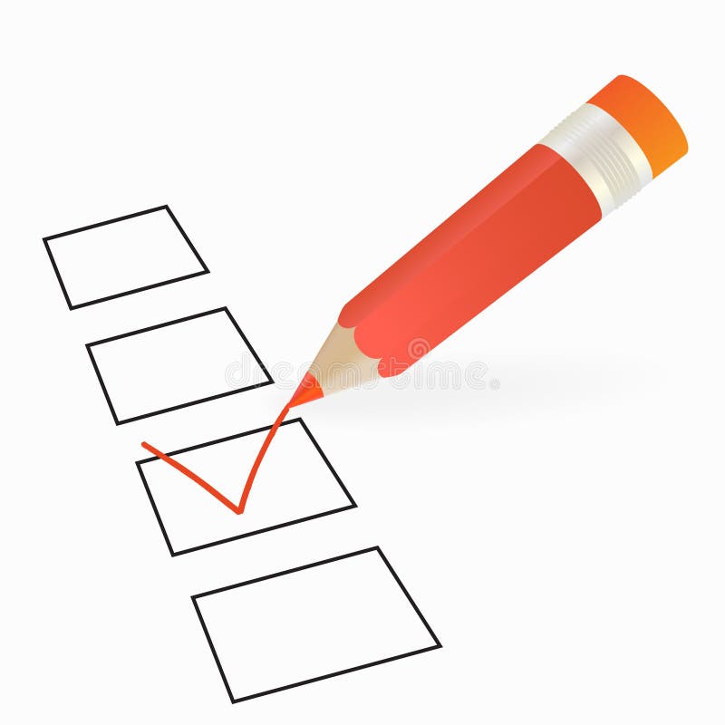 Check vote vector stock vector. Illustration of note - 10764471