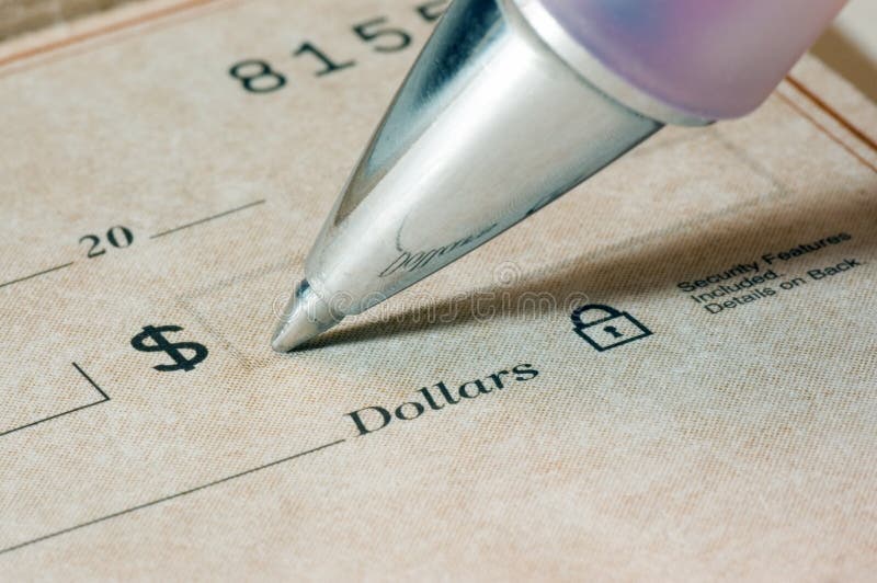 Check Writing stock photo. Image of money, savings, bill - 24610