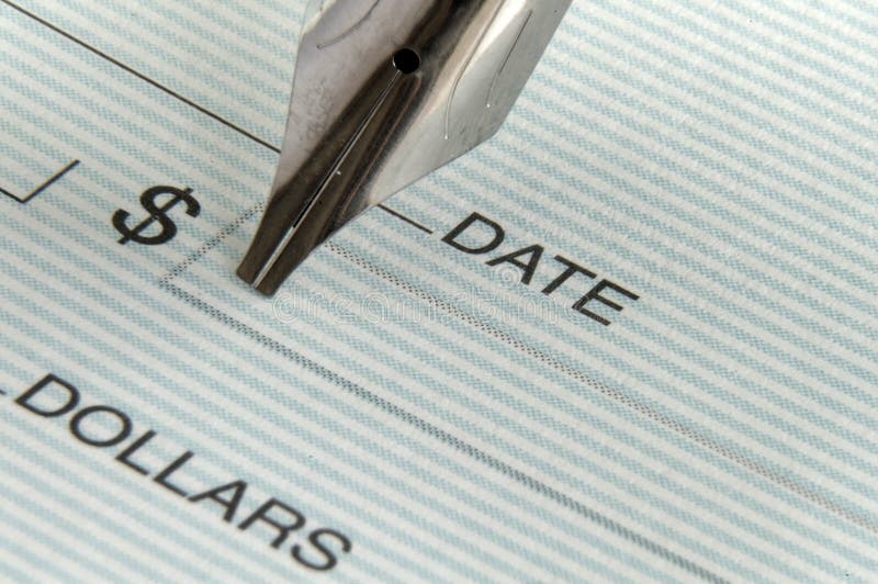 Check Writing stock photo. Image of accounting, payment - 4387848