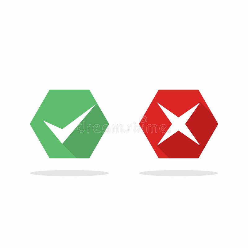 Check and Wrong Marks, Tick and Cross Marks, Accepted Rejected ...