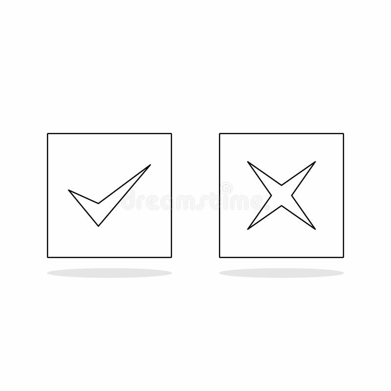 Check and Wrong Marks, Tick and Cross Marks, Accepted Rejected ...