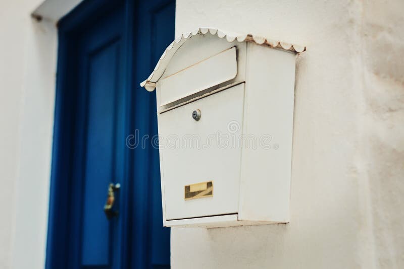 Check Your Mail. Cropped Shot of Letterbox on a Residential Building ...