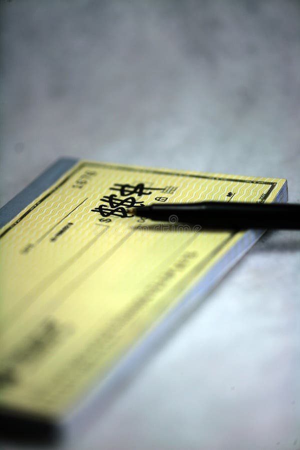 Torn Check stock image. Image of financial, deposit, issue - 822803