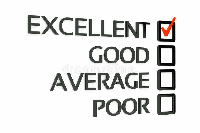 Excellent results stock illustration. Illustration of checkbox - 13675812