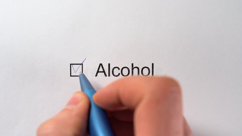 Checkbox PASS with a Tick. Man Hand Draws Check Mark in the Field with ...