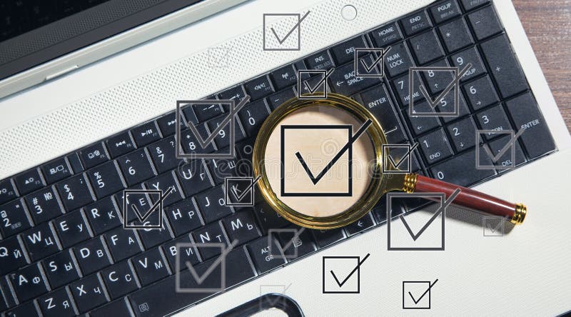 Checkbox. Business Choice Concept. Correct. Approved Stock Illustration ...