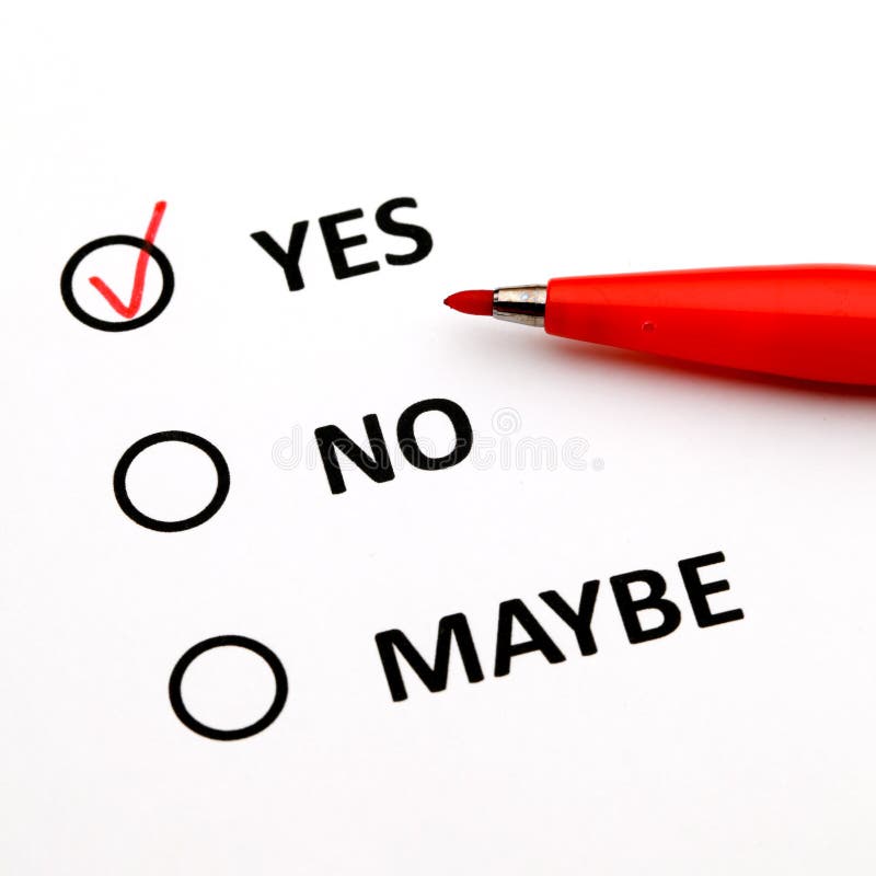 Yes / No Vote Ballot Form with NO Checked Stock Photo - Image of choice ... Yes / No Vote Ballot Form with NO Checked Stock Photo - Image of choice ...