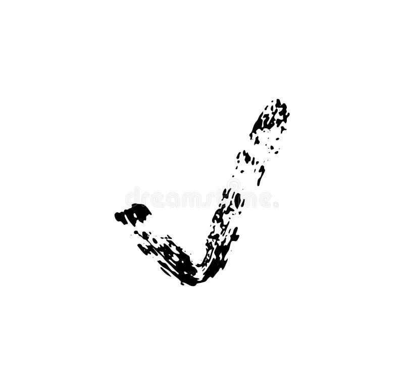 Checkbox. Check Signs V X. Chalk and Brush Checkmarks Set Stock Vector ...