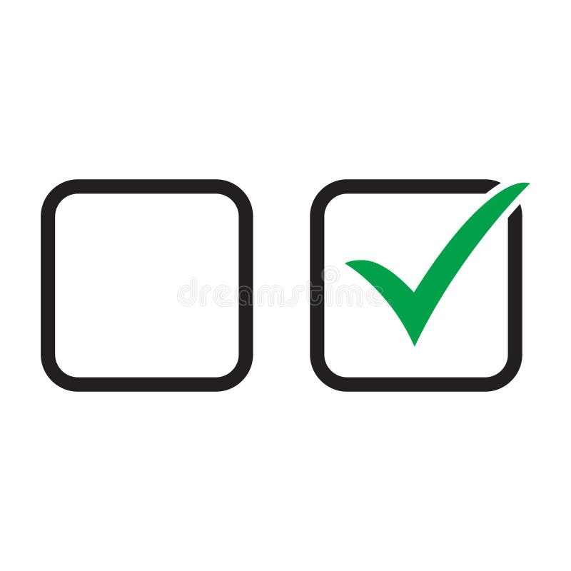 Checkbox Set with Blank and Checked Checkbox Vector Icon. Stock Vector ... Checkbox Set with Blank and Checked Checkbox Vector Icon. Stock Vector ...