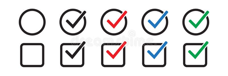 Checkbox Set with Blank and Checked Checkbox Vector Icon. Stock Vector ... Checkbox Set with Blank and Checked Checkbox Vector Icon. Stock Vector ...