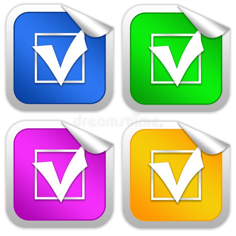 Yellow Green Tick Box Stock Illustrations – 288 Yellow Green Tick Box ...