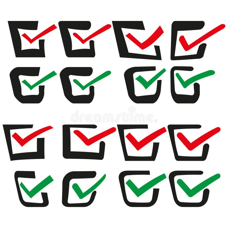 Checkbox Tick Icons Stock Illustrations – 6,608 Checkbox Tick Icons ...
