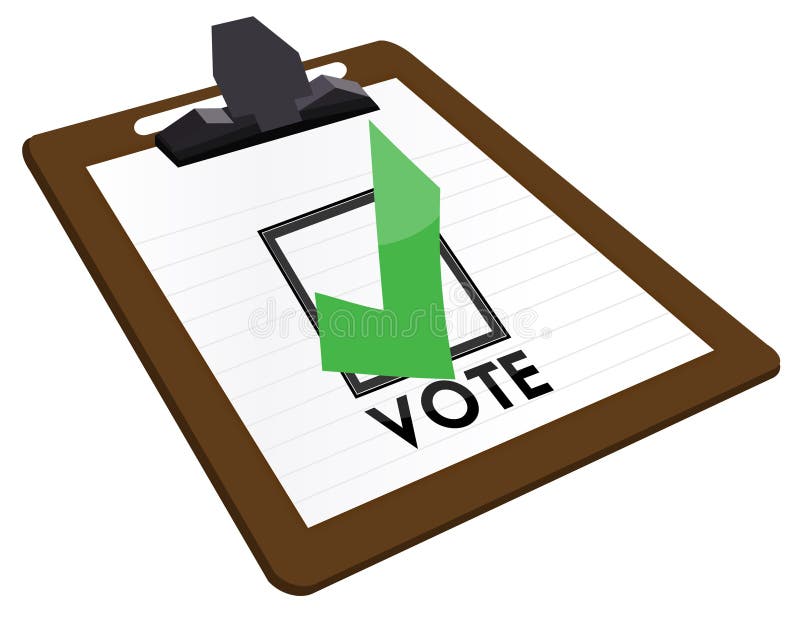 Checkbox Red Vote stock illustration. Illustration of voting - 6712613