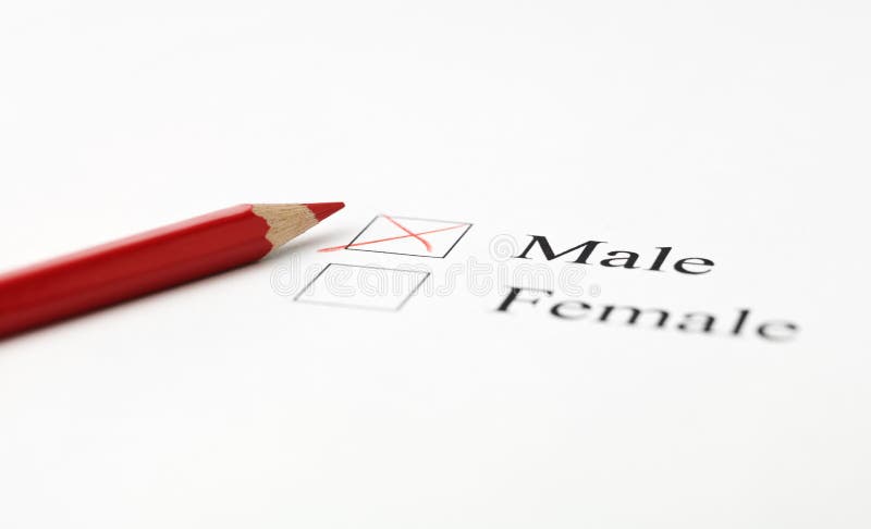 Checkboxes Regarding Gender Stock Image - Image of studio, female: 9164123