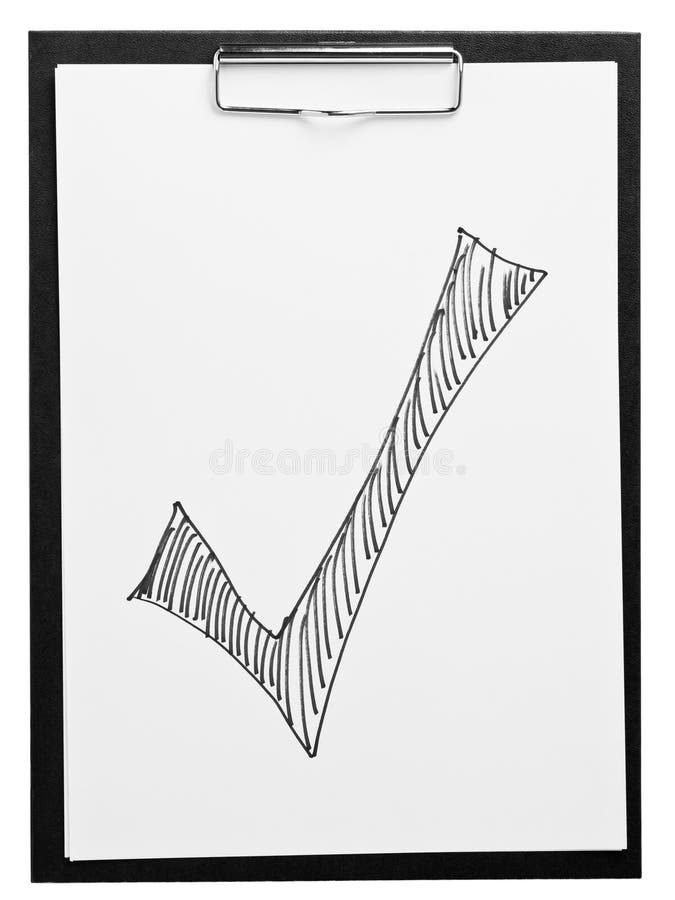 Checked stock image. Image of white, clipboard, checkmark - 37620355