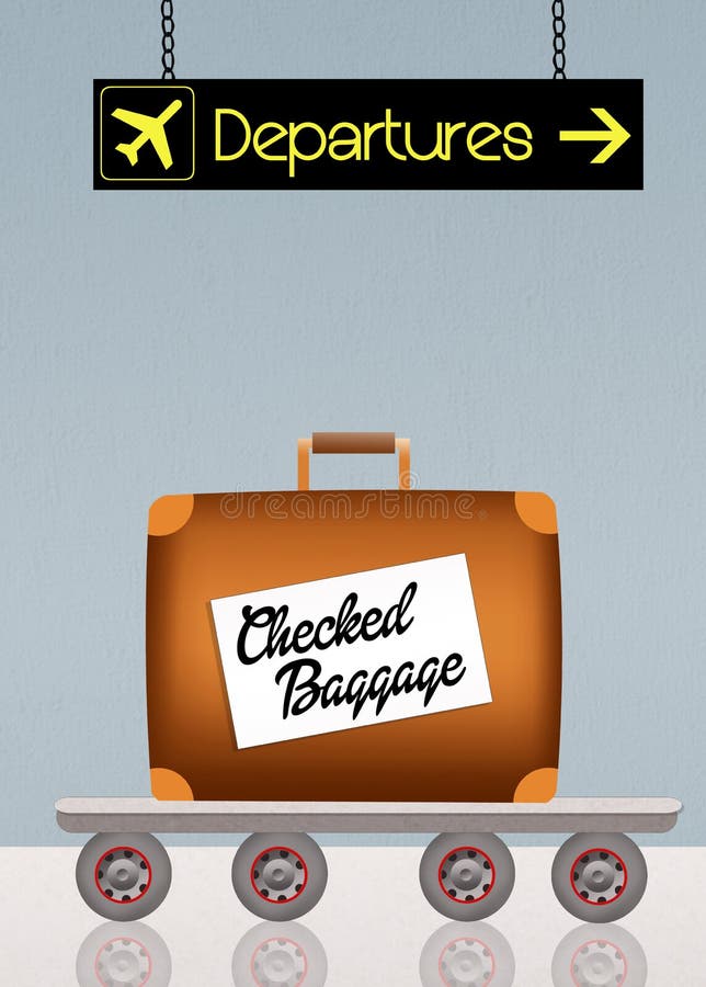Checked Baggage Stock Illustrations – 1,288 Checked Baggage Stock ...