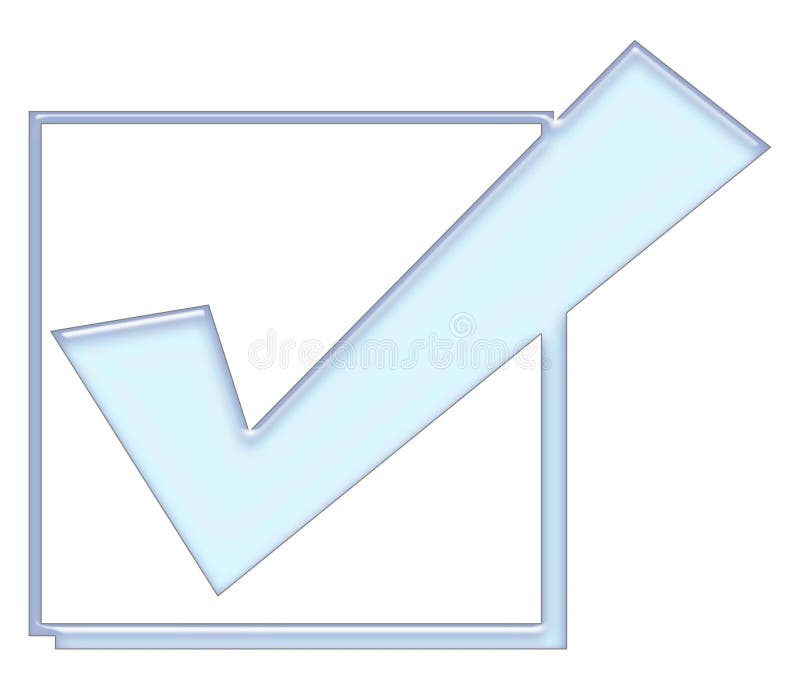 Checked box stock illustration. Illustration of backgrounds - 413240