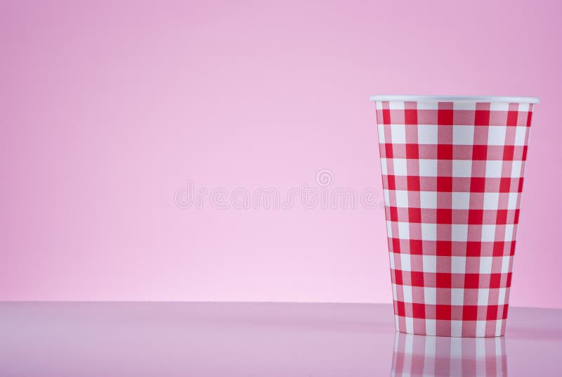 Checked Cup stock image. Image of celebrate, cold, beverage - 36890009