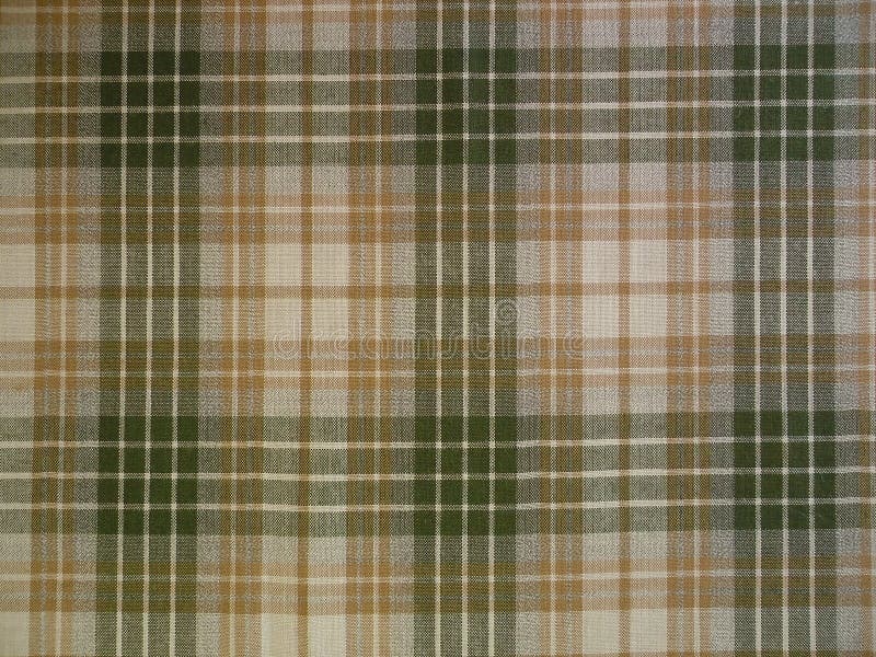 Checked fabric stock image. Image of wool, green, yellow - 13456317