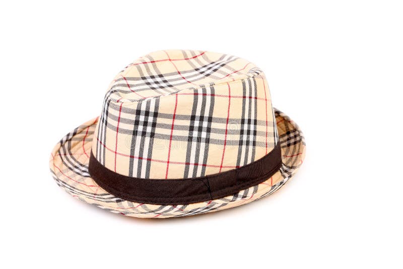 Checked hat. stock photo. Image of cold, design, guard - 36861900