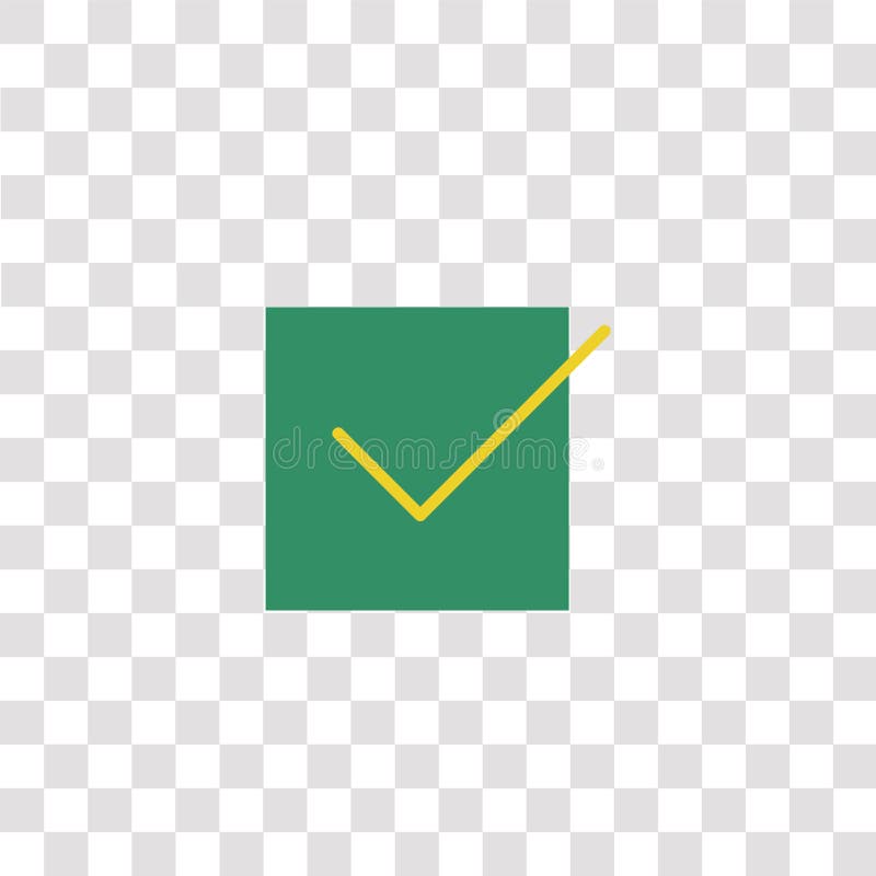 Checked Icon Sign and Symbol. Checked Color Icon for Website Design and ...