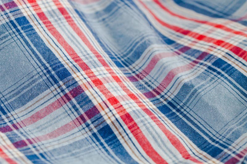 Checked material stock photo. Image of scottish, macro - 37512396