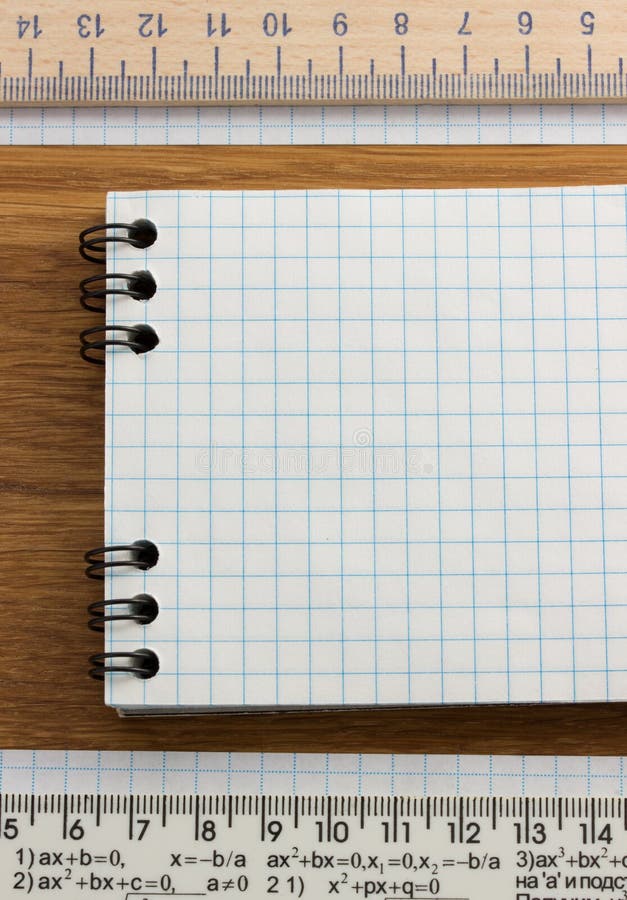 Checked note book paper stock photo. Image of back, grid - 35448030